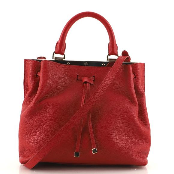 Mulberry | Bags | Mulberry Kensington Convertible Satchel Leather Small ...